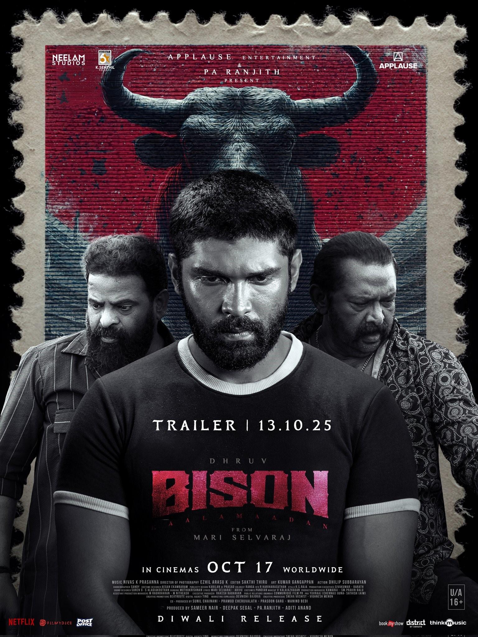 Bison: Trailer release date of Dhruv Vikram starrer sports drama Tamil Movie, Music Reviews and News